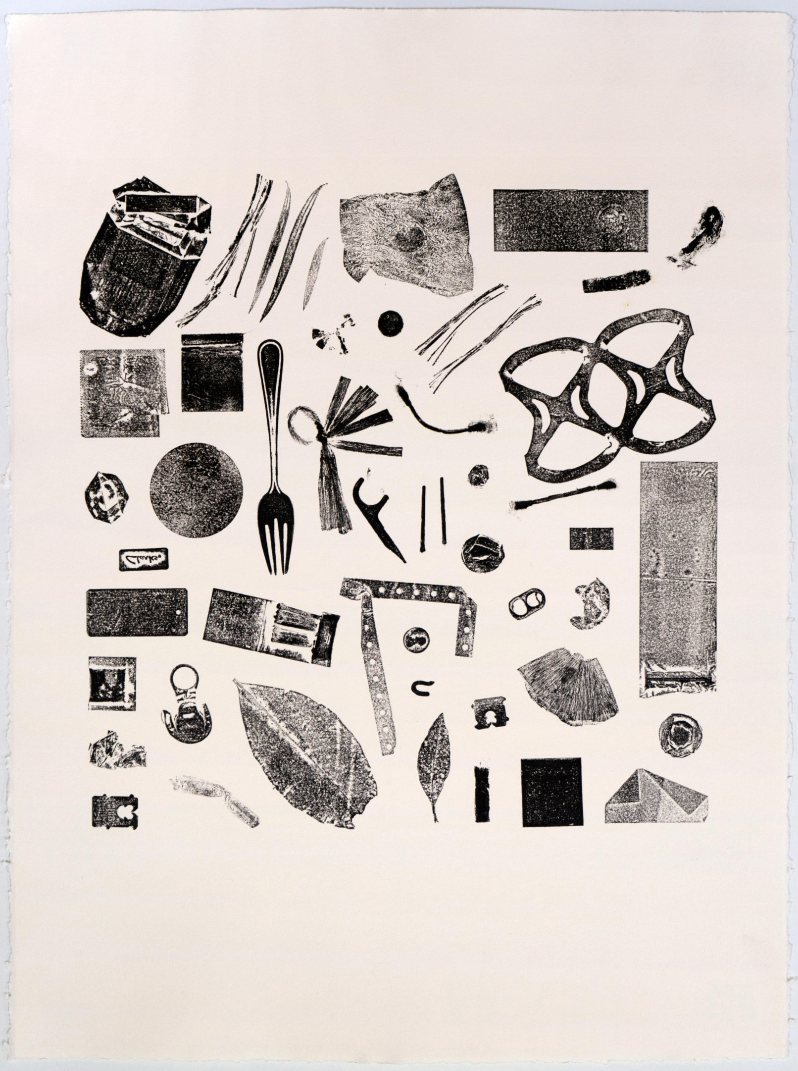 Sidewalk Collagraphs | 2017 - Tanja Geis